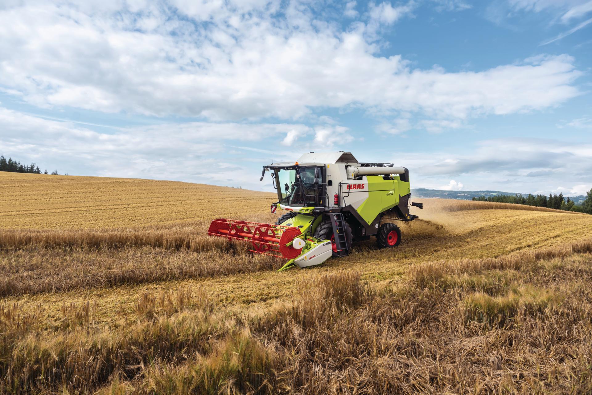 Claas Evion Neue F Nfsch Ttler M Hdrescher Vorgestellt